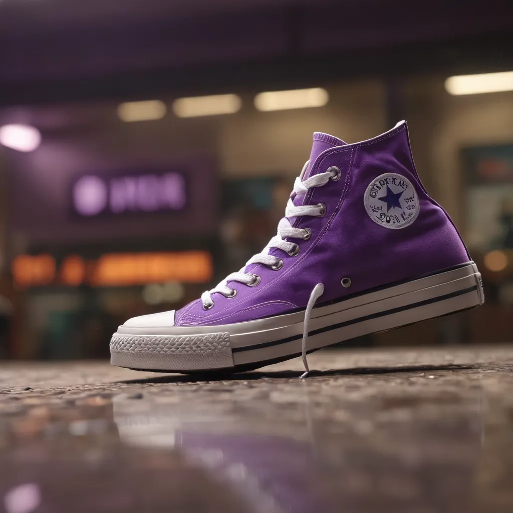 Converse Purple Men: Style and Performance in Extreme Sports