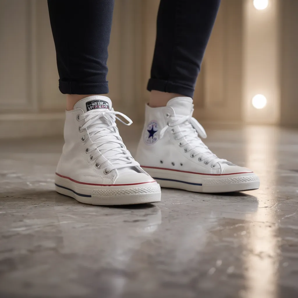 Elegance Redefined: Unveiling the Allure of Converse White Leather Sneakers