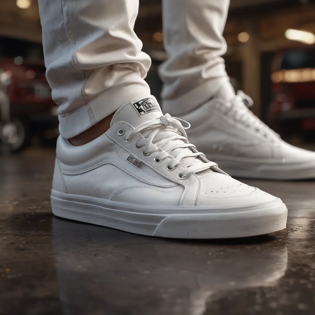 Elegance Unveiled: The Timeless Appeal of White Perf Leather Vans